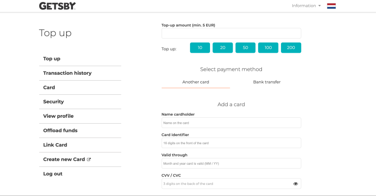Virtual Green Card - Getsby