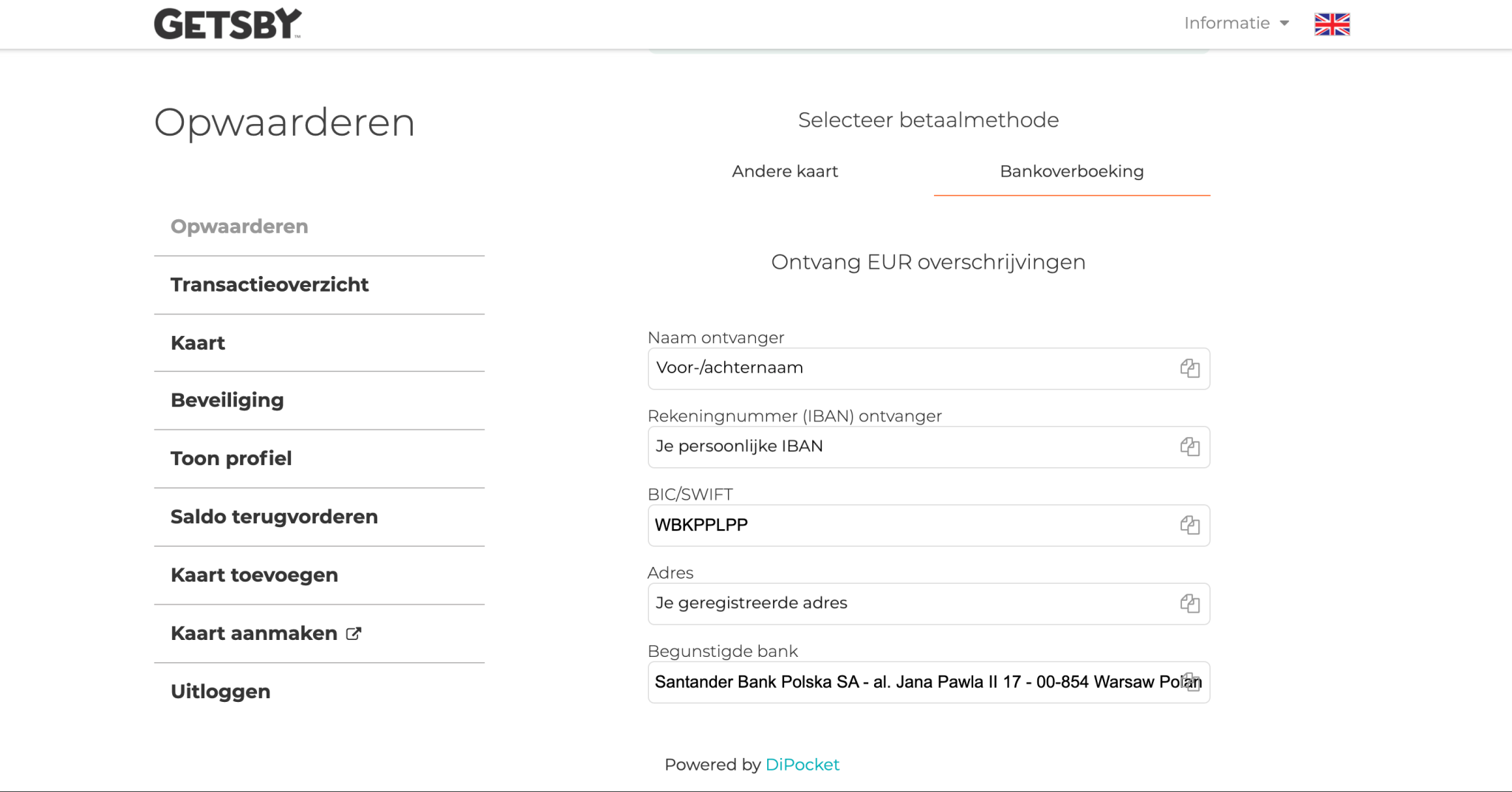Veelgestelde vragen - Getsby