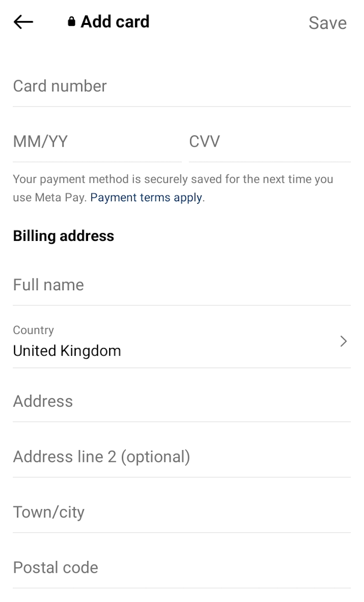 Meta Pay: What is it and how to make payments - Getsby