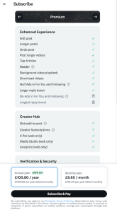 X Premium: What is it and how to subscribe - Getsby