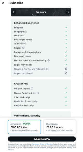X Premium: What is it and how to subscribe - Getsby